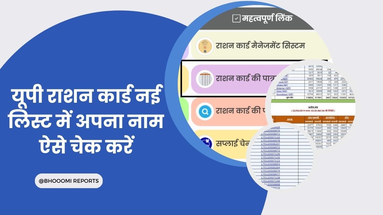 UP Ration Card List 2025 : यूपी राशन कार्ड नई लिस्ट में अपना नाम ऐसे ...
